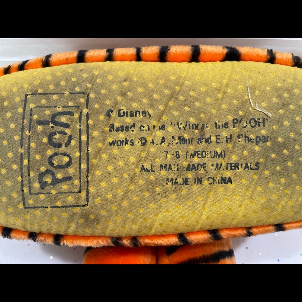 Official Disney Winnie The Pooh Tigger Slippers Size … - Gem